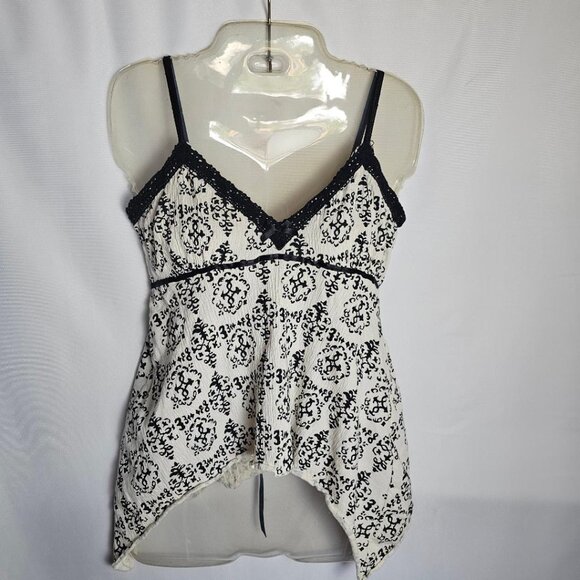 Hot Tempered | Tops | Hot Tempered Asymmetrical Tank Womens Blackwhite ...
